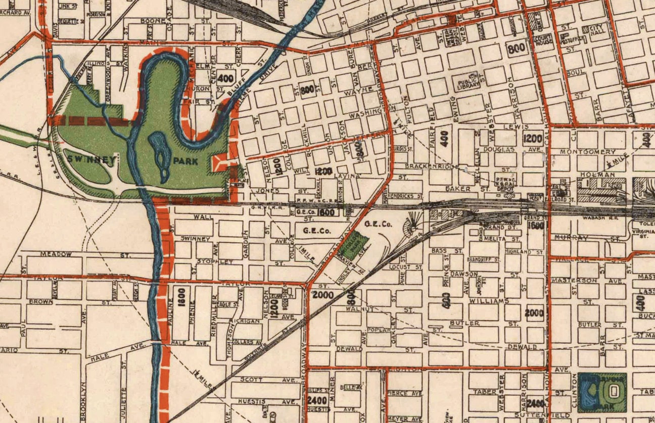 Old Maps Of Fort Wayne In