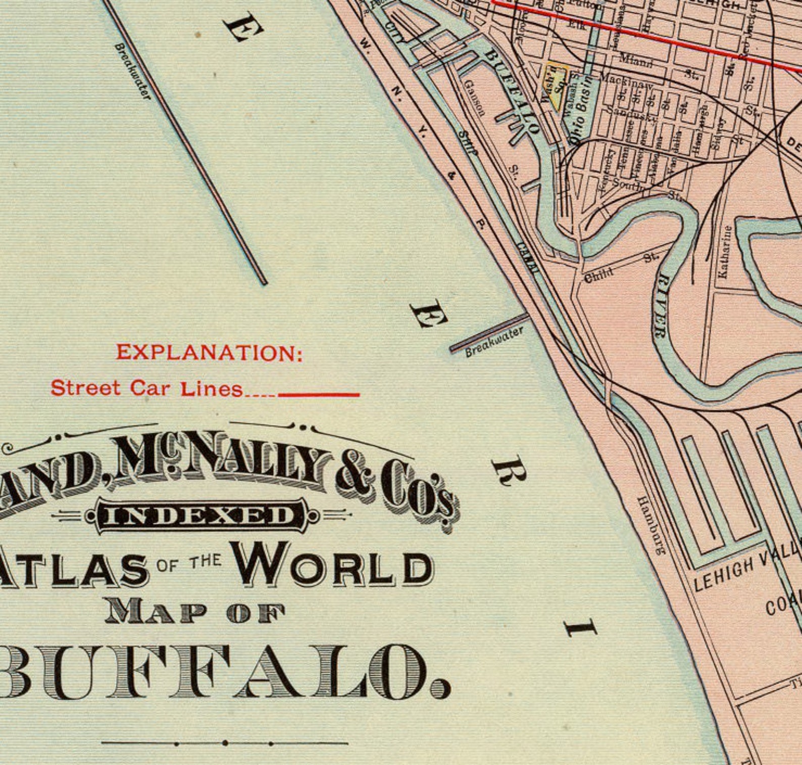 Buffalo Map Old Map of Buffalo Print Historic Maps Prints | Etsy