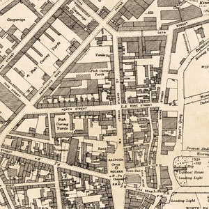 Old Map of Fraserburgh, Fine Print on Paper or Canvas - Etsy