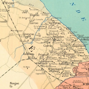 Bordeaux Wine Map, Médoc and Haut-médoc Wine Regions, the Médoc ...