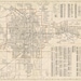 Lansing and East Lansing Old Map - Large City Plan Restored ...