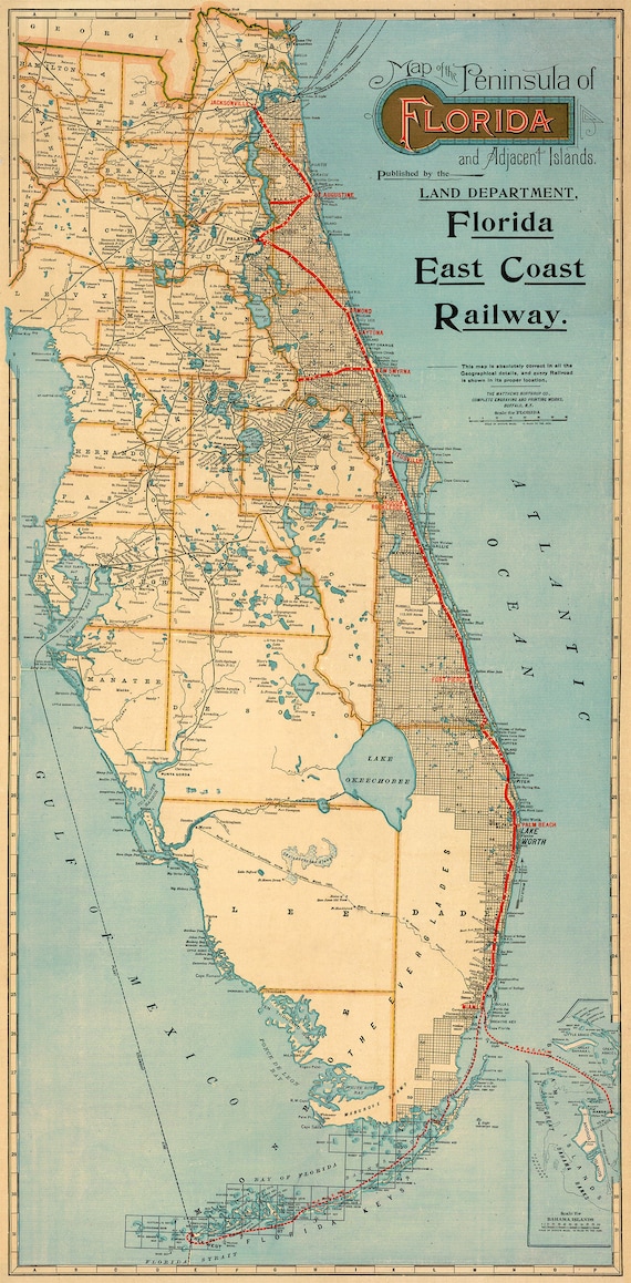Map Of Florida East Coast Printable Maps