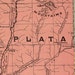 Map of Colorado Southwestern Colorado Map Fine Print on Paper or Canvas ...