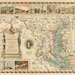 Historical Map of Maryland - Pictorial Map of the Old Line State of ...
