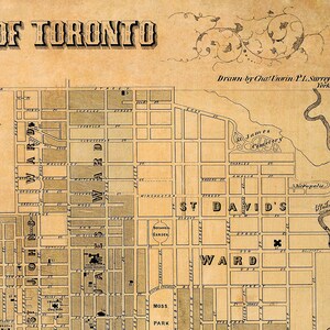 Vintage Map Of, Restored City Map, Wonderful Patina, Wall Map Decor ...