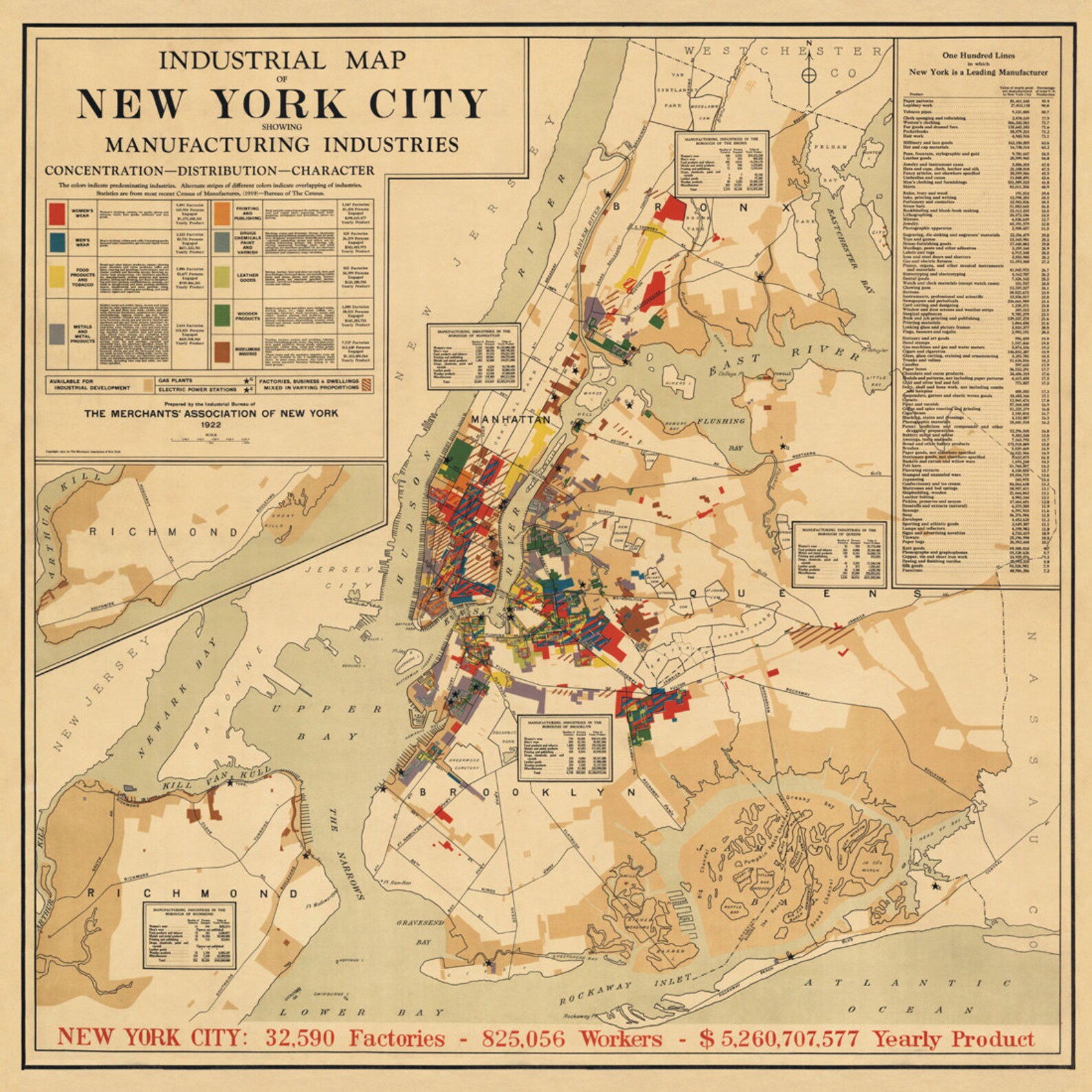 New York City Map Industrial Map of NYC Industrial New - Etsy