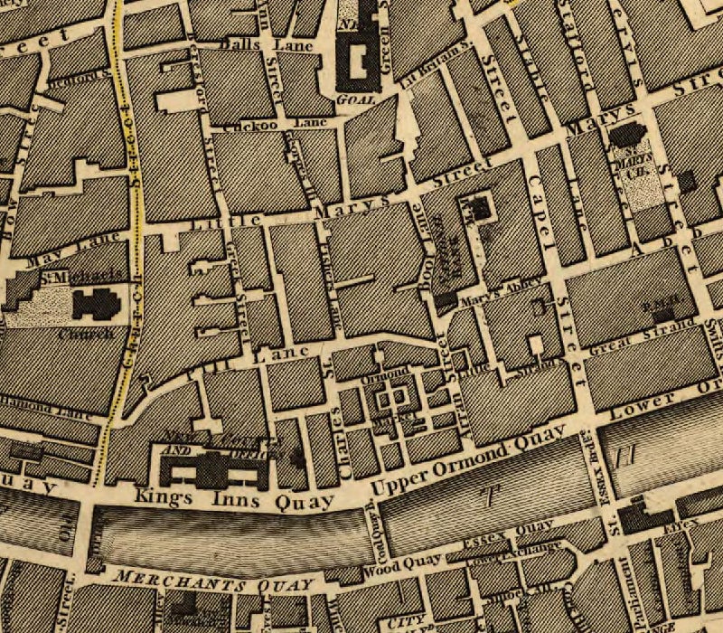 Old Map of Dublin Historical Map of Dublin Old City Map | Etsy India