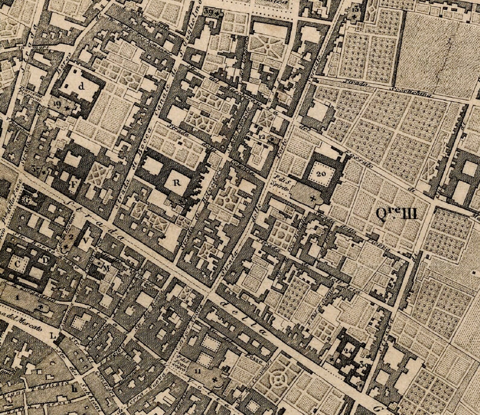 Ferrara Map Old Map of Ferrara Fine Reproduction - Etsy