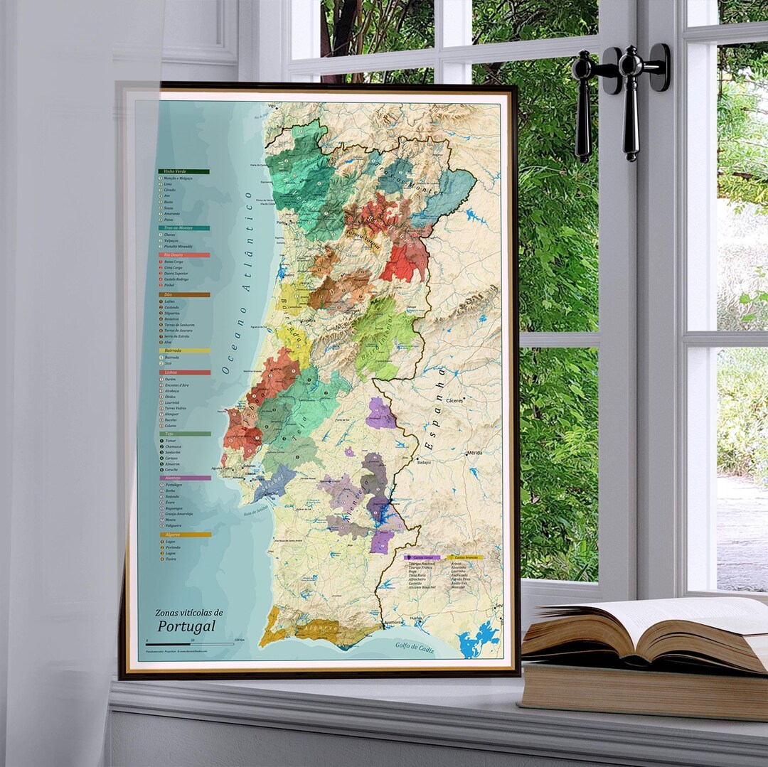 Portugal Wine Regions Map, Grape Varieties, Wine Growing Regions in ...