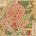 Map of Sevilla - Old City Plan Restored - Sevilla Map Reproduction on ...