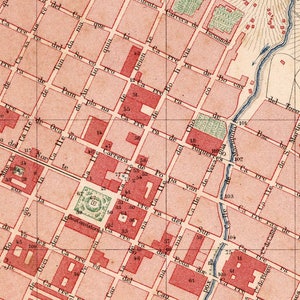 Map of Bogota Bogota Map Print Vintage Map Reproduction on - Etsy