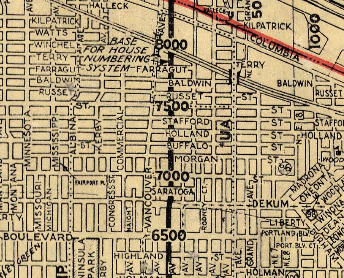Portland Map Old Map of Portland oregon Large Map of | Etsy