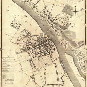 Map of Perth (scotland), Fine Archival Print, a Historical Glimpse in ...