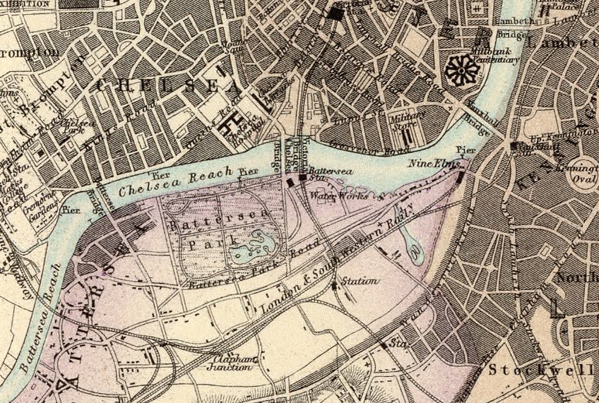 London Map Old Map of London Restored Vintage Map of - Etsy