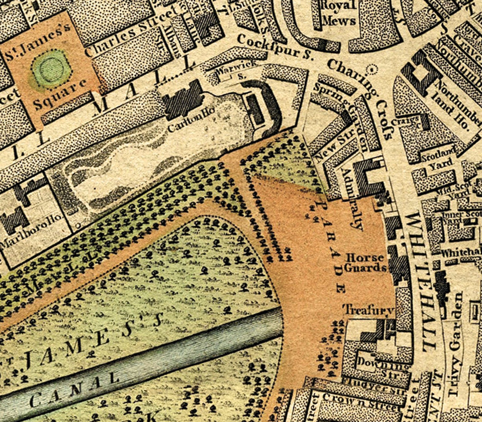 Old Map of London Westminster Map Featured Historical Map - Etsy