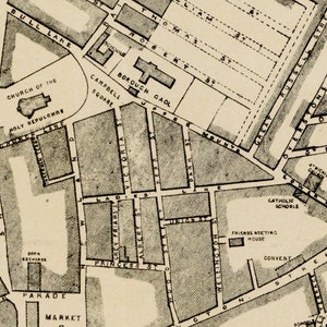 Northampton Map - Old Map of Northampton - Fine Print - Etsy