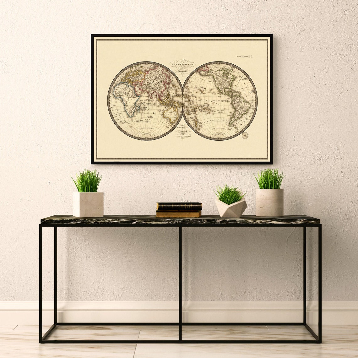 Antique World Map Print Old Map of the World Reproduction - Etsy