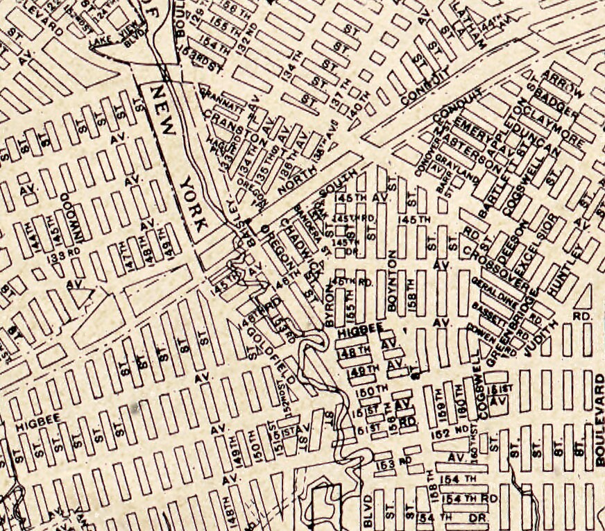 Queens Map Old Map of Queens Fine Print on Paper or Canvas | Etsy Canada