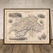 Old Map of Switzerland, Swiss Confederation Historical Map From 1851 ...