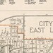 Lansing and East Lansing Old Map - Large City Plan Restored ...