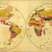 Japanese Map Map of the World Decorative Map Fine Reproduction, Printed ...