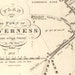 Inverness Map - Vintage Style Map of Inverness - Historical City Plan ...