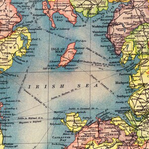 Antique Map - British Isles Vintage Map - Old Map Restored Fine ...