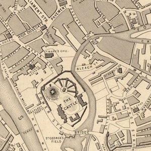 Old Map of York - Antique Map of York (UK) - Available on Matte Paper ...