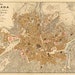 Granada Map - Old Map of Granada Print on Paper or Canvas - Etsy