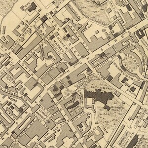 Exeter Map - Old Map of Exeter - Large Wall Map Print on Paper or ...