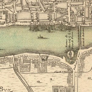 Map of Rouen - Plan De La Ville De Rouen - Rouen Map Archival ...