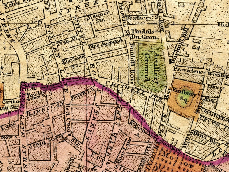 Old Map of London Historic Map of London London Map Wall - Etsy UK