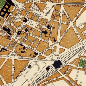 Old Map of Arras and Surroundings - Arras Et Ses Environs - Historical ...