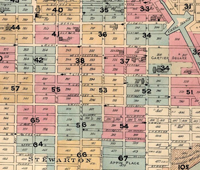 Vintage Map of Ottawa canada Historical Map Plan of - Etsy