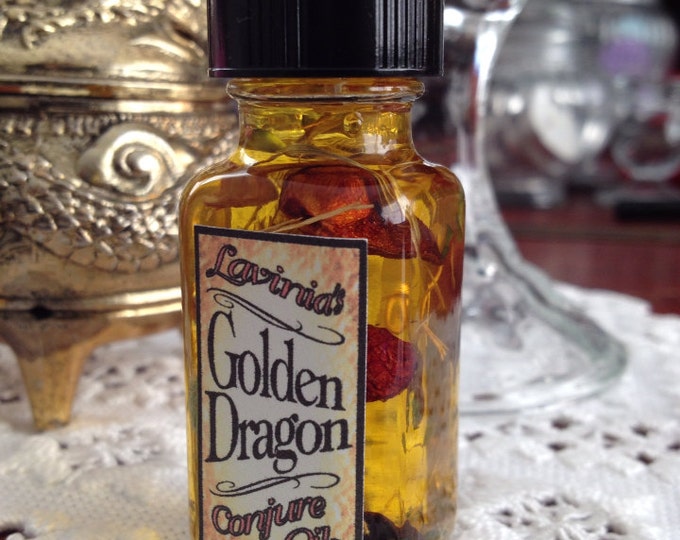 Golden Dragon Oil - Luck - Prosperity - Protection - Hoodoo - Folk ...