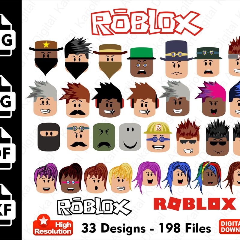 Roblox Face Avatar - Etsy