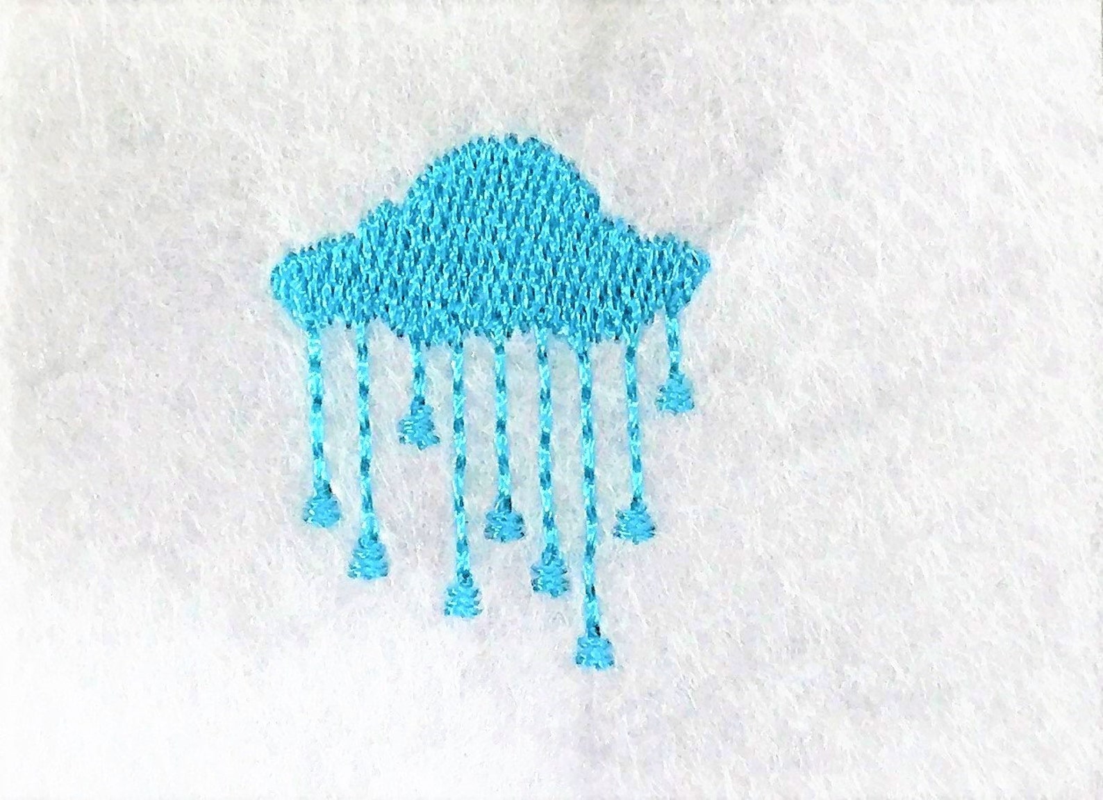 Mini Rain Embroidery Design, Small Rain Machine Embroidery Designs ...