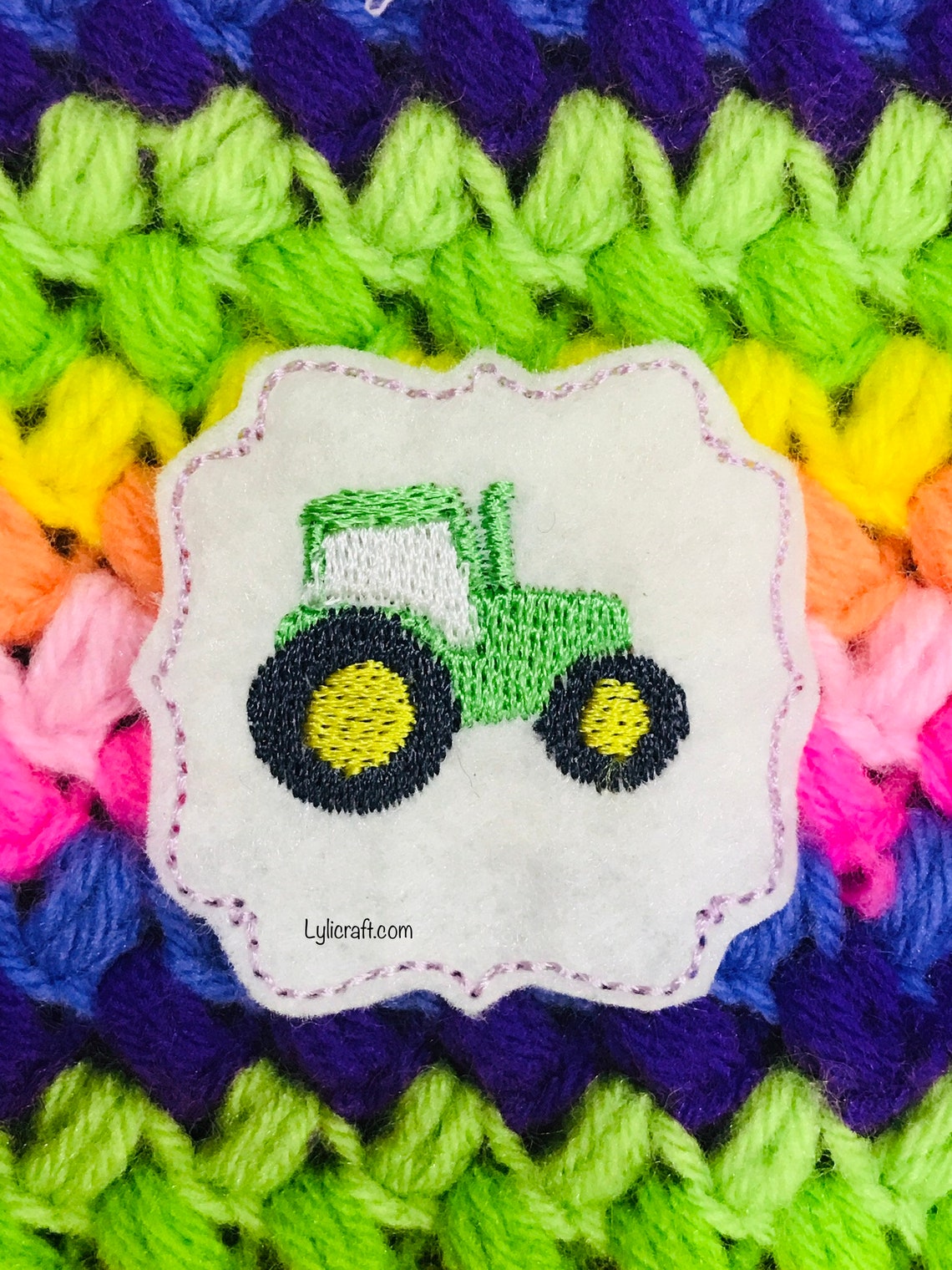 Mini Tractor Embroidery Design Small Tractor Machine - Etsy