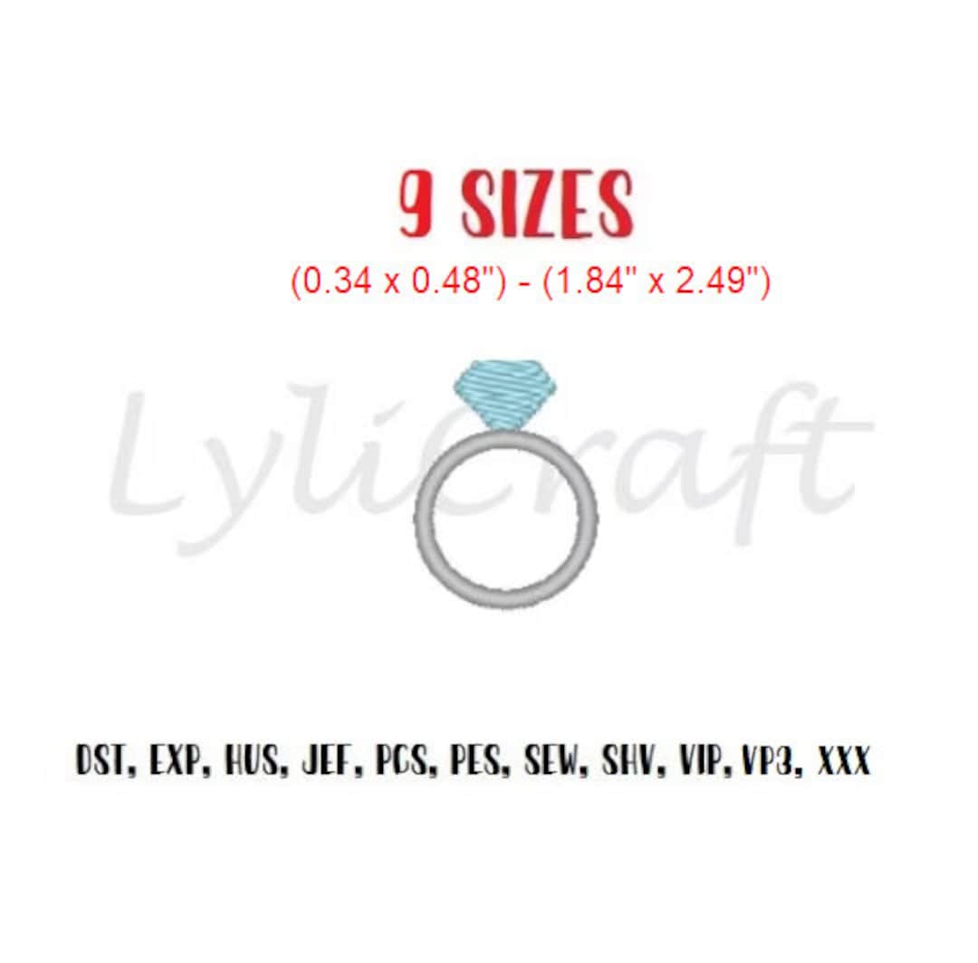 Mini Ring Embroidery Design, Small Ring Machine Embroidery Designs ...