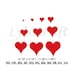 Mini Heart Embroidery Design, Small Heart Machine Embroidery Designs ...