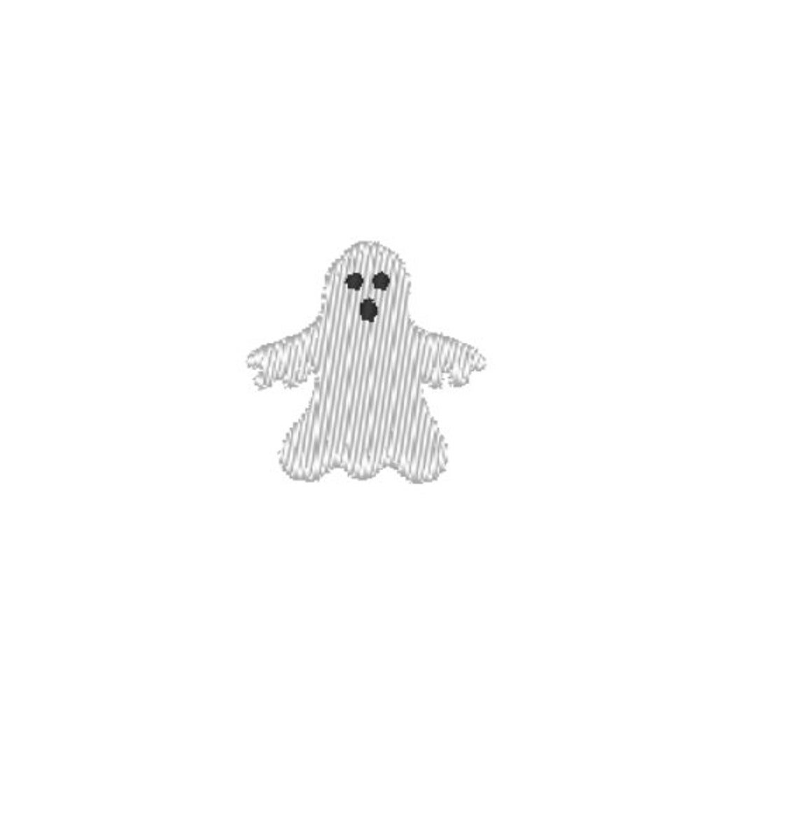 Mini Ghost Embroidery Design Small Ghost Machine Embroidery - Etsy