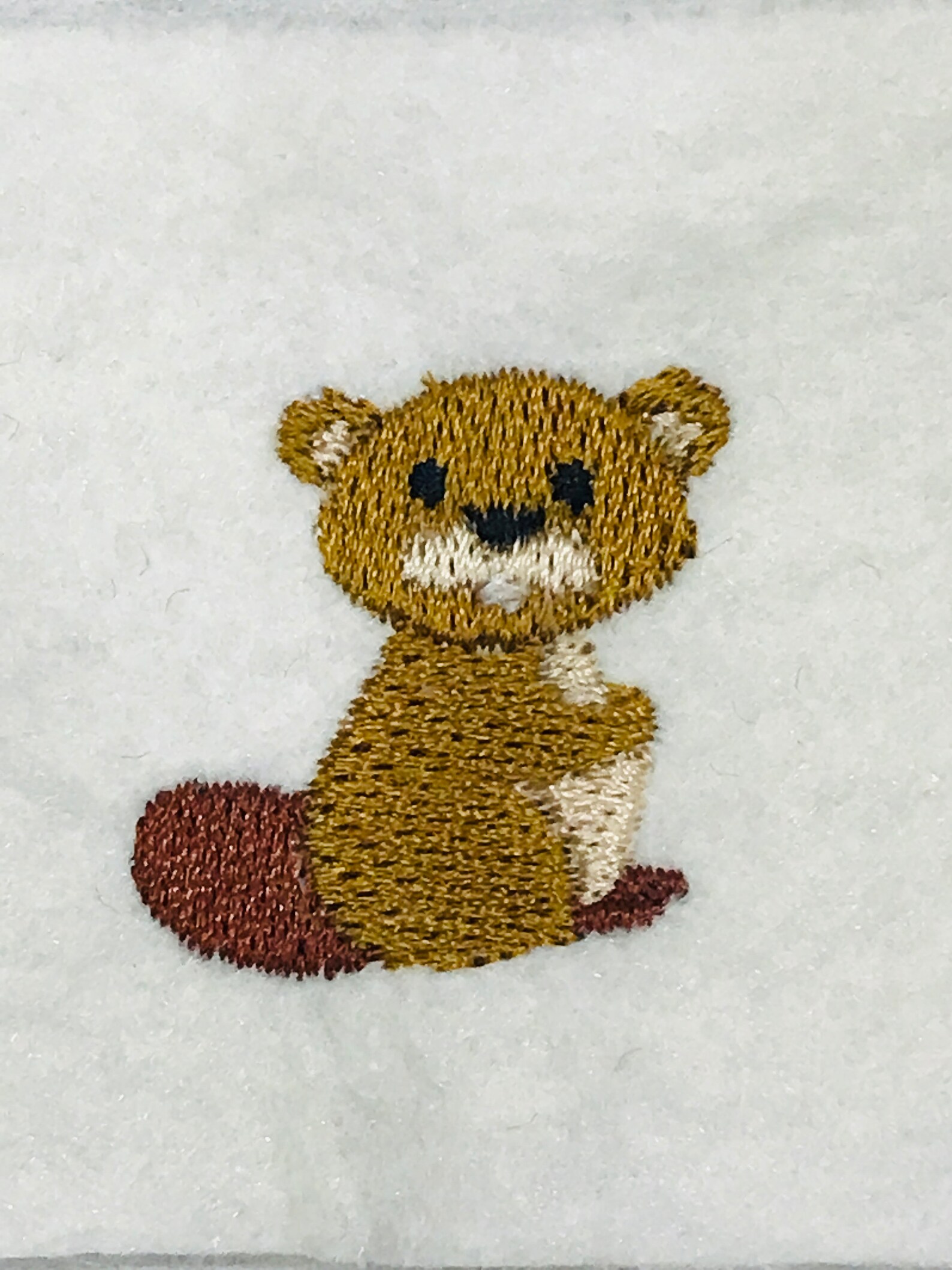 Mini Beaver Embroidery Design Small Beaver Machine Embroidery - Etsy