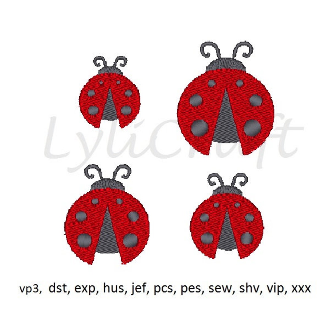 Mini Bug Embroidery Design, Small Bug Machine Embroidery Design ...