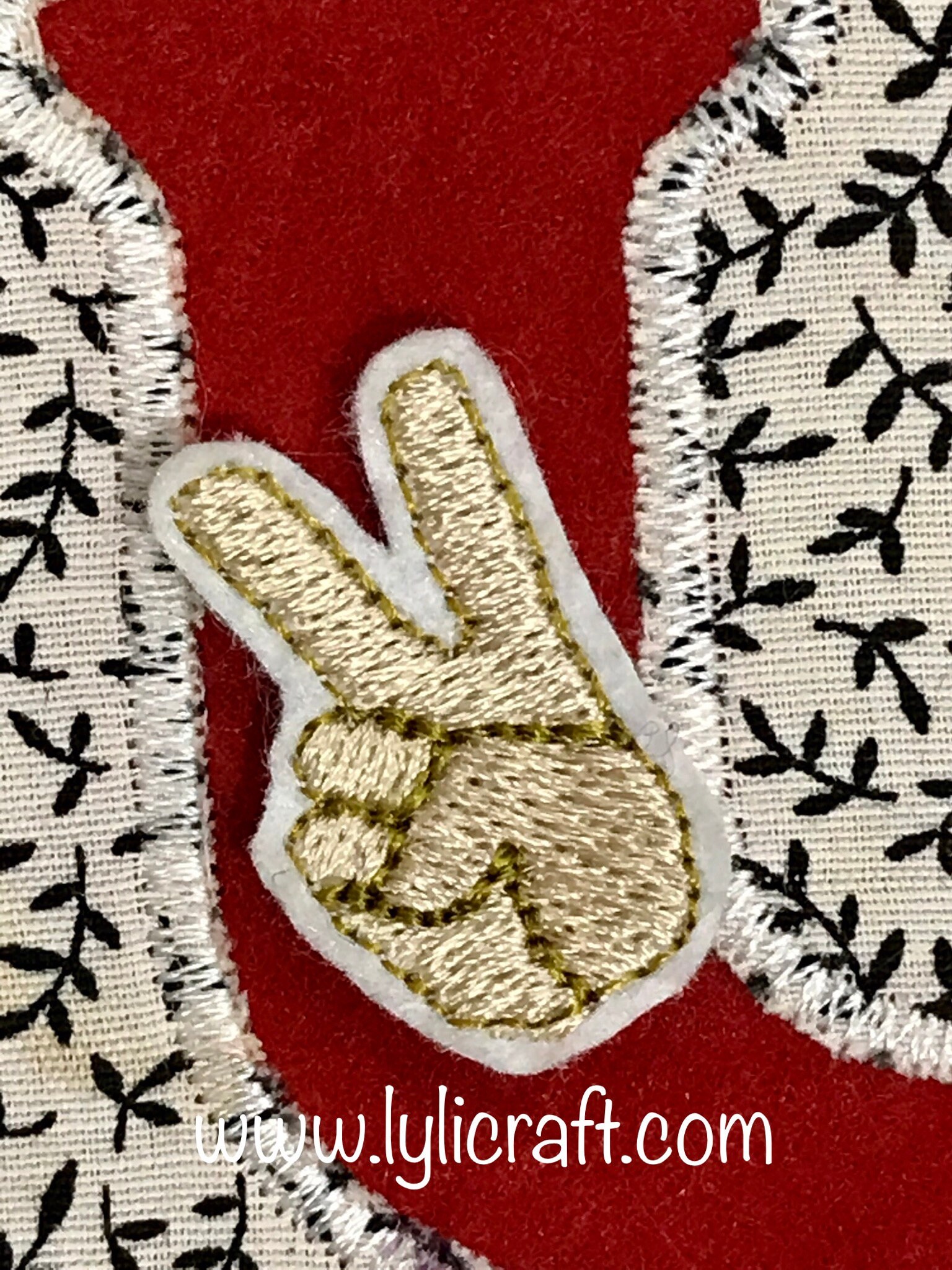 Mini Peace Hand Embroidery Design, Small Peace Machine Embroidery ...
