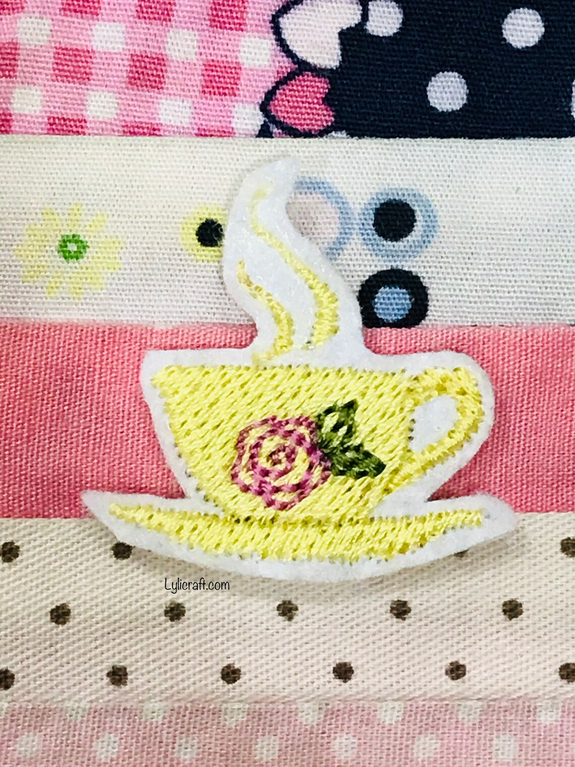 Mini Cup Machine Embroidery Design With Fill Stitch for | Etsy