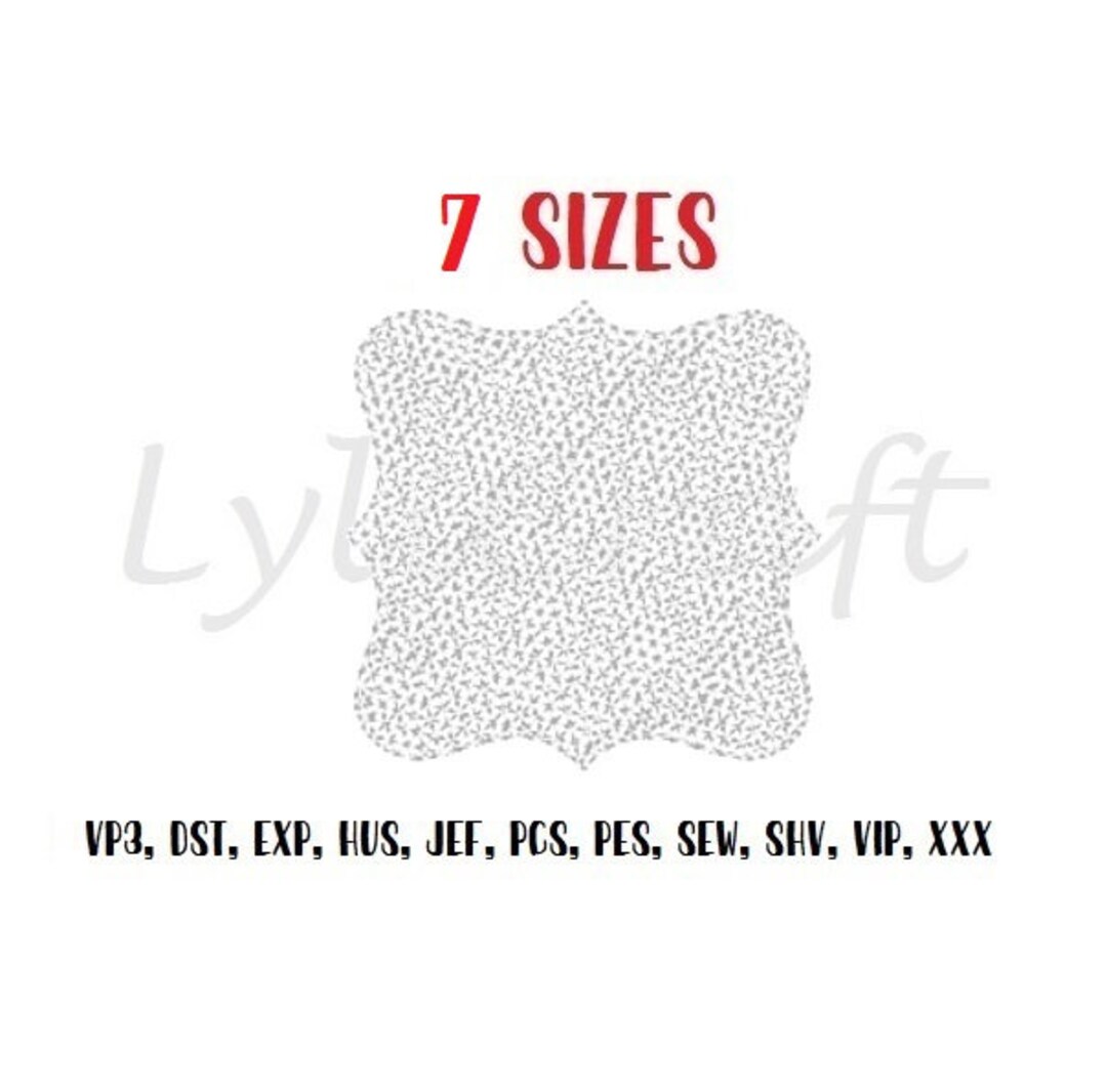 Knockdown Embroidery Design, Embossed Machine Embroidery, Knock Down ...