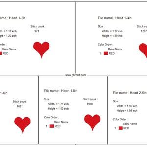 Mini Heart Embroidery Design Small Heart Machine Embroidery - Etsy