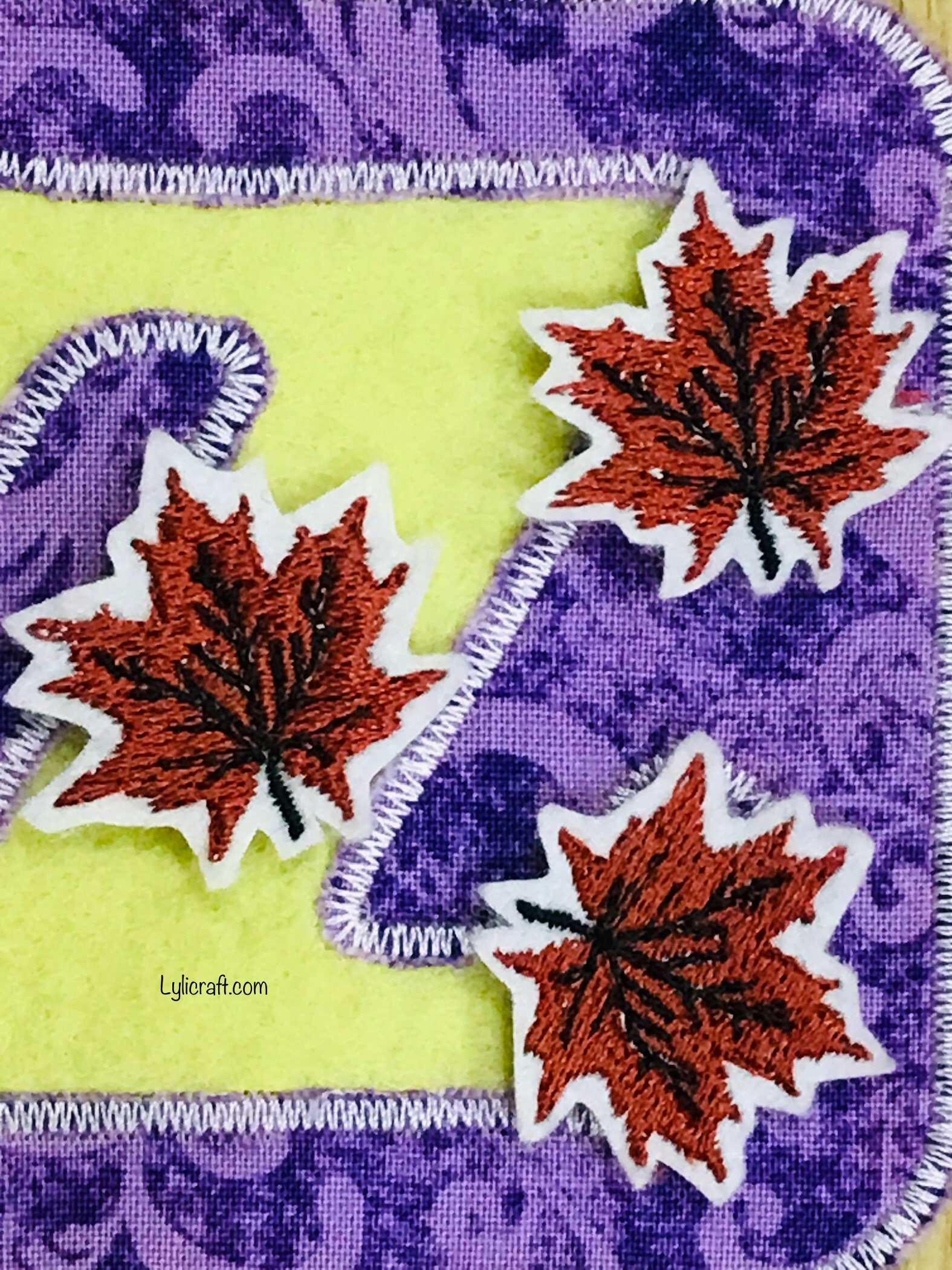 Mini Maple Leaf Machine Embroidery Designs Instant Download | Etsy