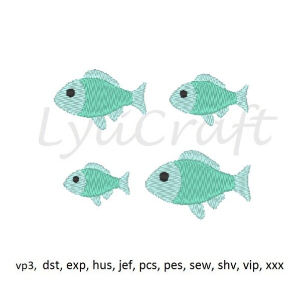 Fish Embroidery - Etsy