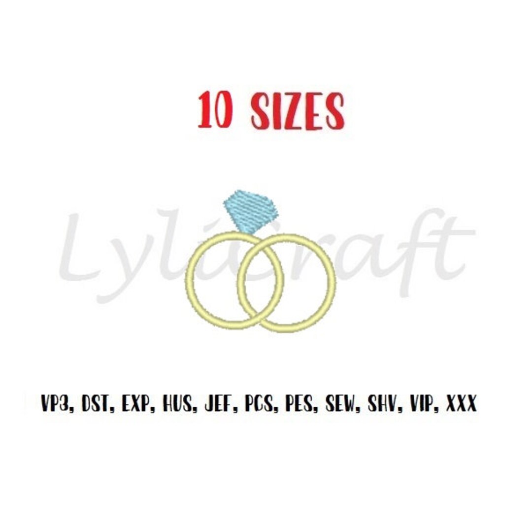 Mini Rings Embroidery Design, Small Rings Machine Embroidery Designs ...